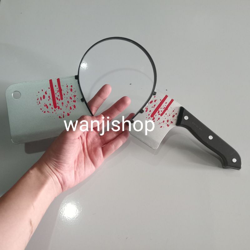 Jual Bando pisau prank paku halloween aksesoris rambut seram tancap ...