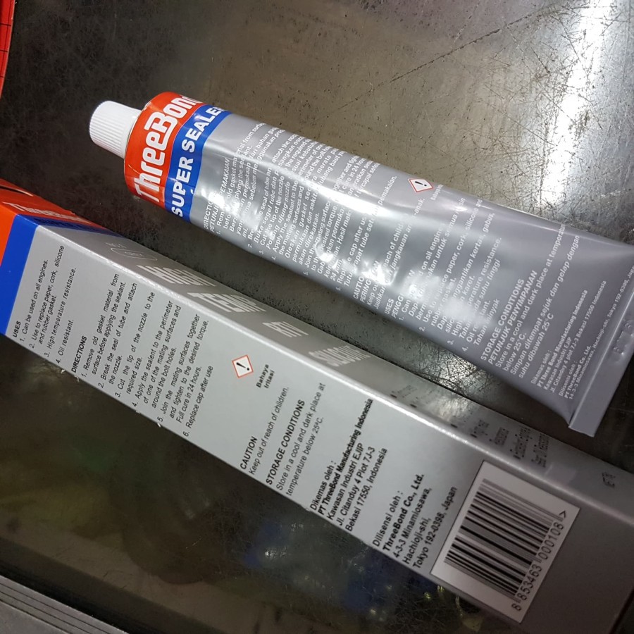 Jual LEM SILIKON THREEBOND RTV ABU ABU GREY BESAR 75GRM HIGH ...