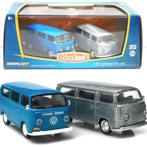 Jual Monggo] Volkswagen Type 2 Bus 1968 Scala 1:64 By Greenlight First ...