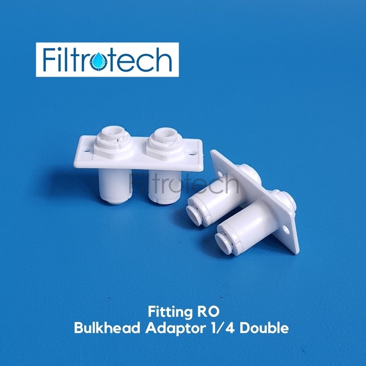 Jual F-268 Bulkhead Adapter 1/4 double | Shopee Indonesia