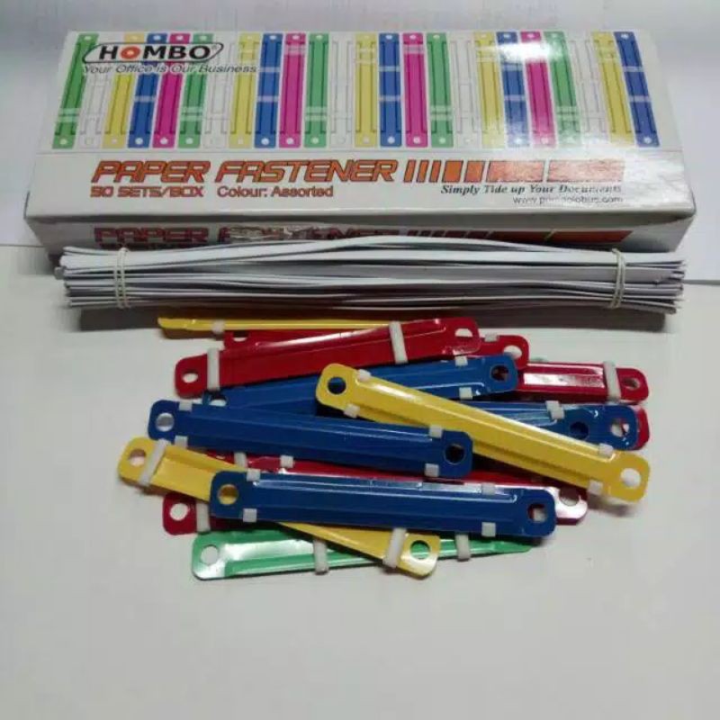 Jual acco plastik / paper fastener | Shopee Indonesia