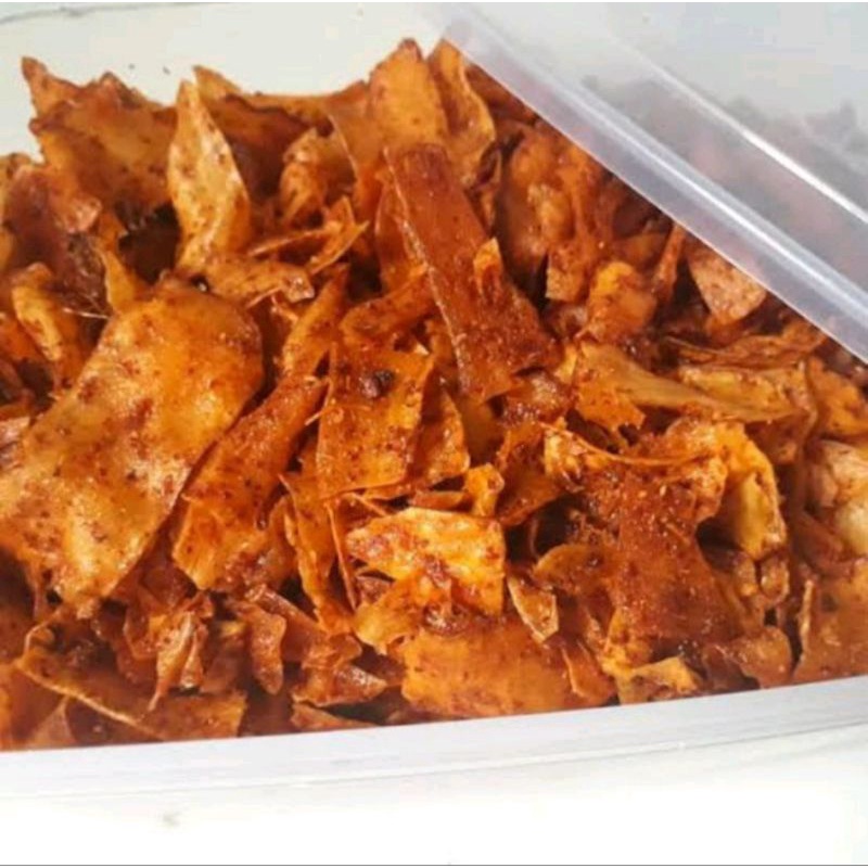 Jual kripik singkong kripset pedas 500gr | Shopee Indonesia