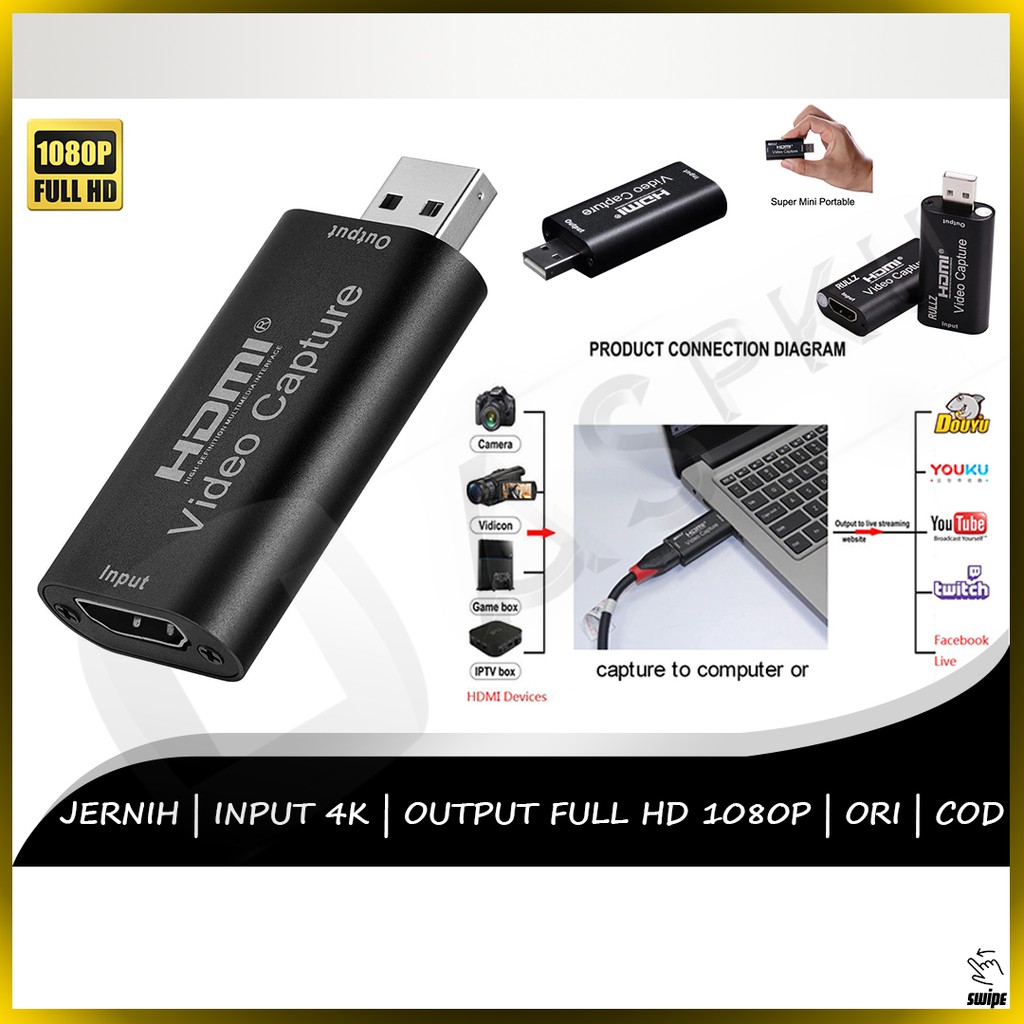 Jual Camera Live Full HD 1080p Monitor Youtube Youtuber Kamera Konten ...