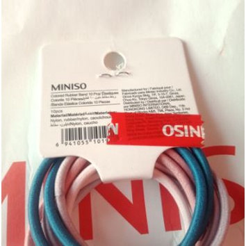 Jual Karet Rambut Miniso | TALI RAMBUT | MINISO HAIR TIE | Shopee Indonesia