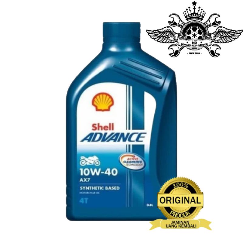 Jual Oli shell advance ax7 4t 0,8lt 100% asli | Shopee Indonesia