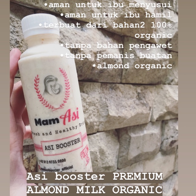 Jual PREMIUM ALMOND MILK | Susu almond organic READY FRESH | Shopee ...