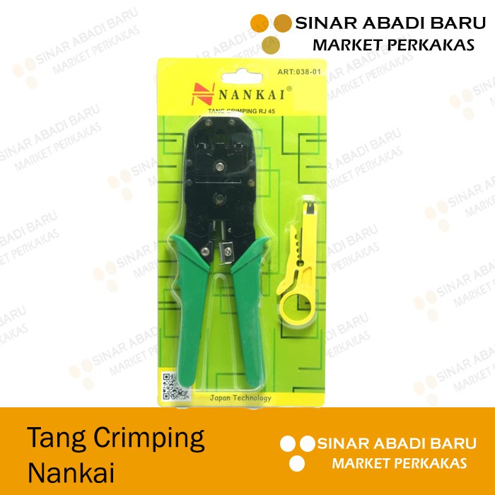 Jual NANKAI Tang Crimping Krimping Kabel LAN Telepon RJ45 RJ11 RJ12 ...