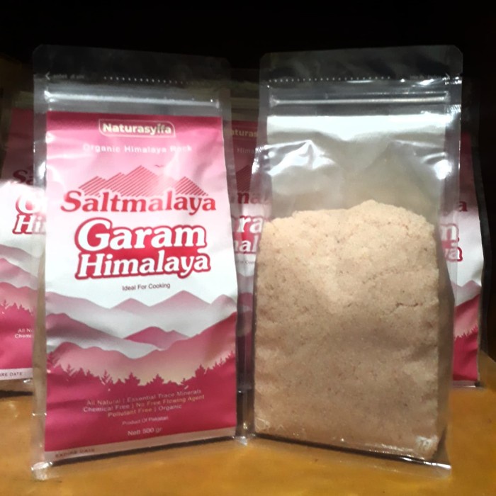 Jual Organik Himalayan Rock Salt | Garam Bukit Himalaya 500 gr 500 gram ...