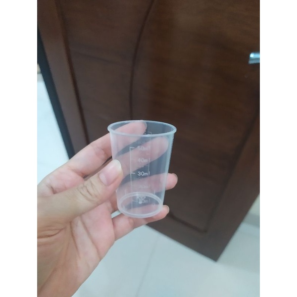Jual Gelas Ukur 50ml Cup 50ml Gelas Takar 50ml Tanpa Tutup measuring ...