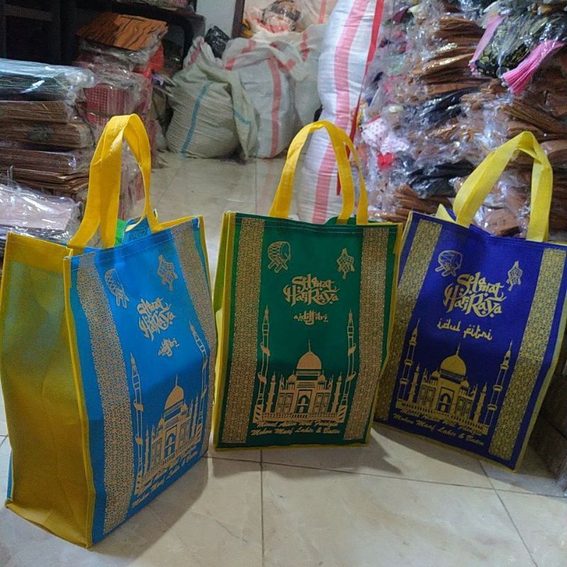 Jual (ISI 12PCS) TERMURAH TAS PARSEL LEBARAN GROSIR TAS PARSEL LEBARAN ...