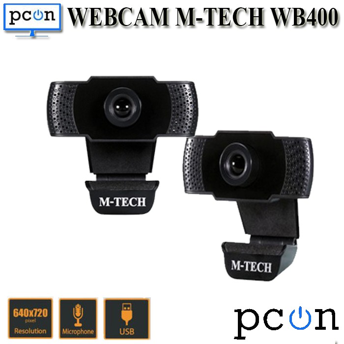 Jual Webcam Mtech WB400 720 Pixel | Webcam Kamera Eksternal Laptop dan ...