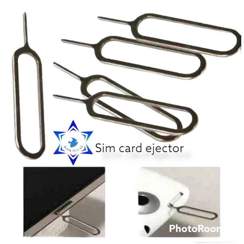 Jual sim ejector / jarum pin tusukan sim card hp/ sim tray ejector hp ...