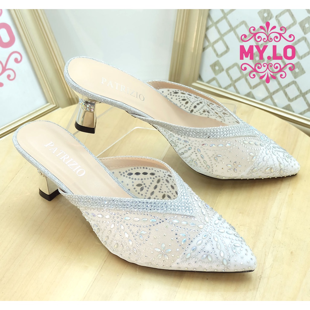 Jual SANDAL PESTA WANITA HEELS WEDDING SELOP KEBAYA NIKAH WISUDA ...