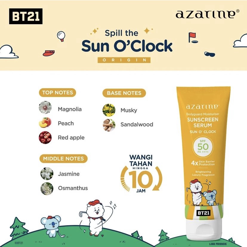 Jual BUY 3 FREE BT21 KEYCHAIN - Azarine Body Guard Moisturizer ...