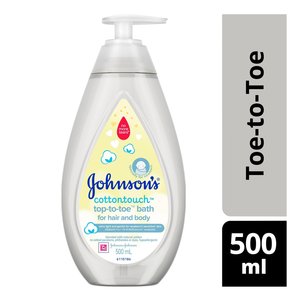 Jual Johnsons Johnson Cottontouch Cotton touch Top to Toe Hair and Body ...