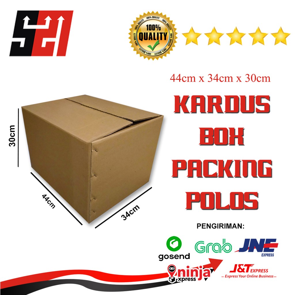Jual Kardus Box Besar Jumbo 44x34x30 Tebal PINDAHAN | Shopee Indonesia