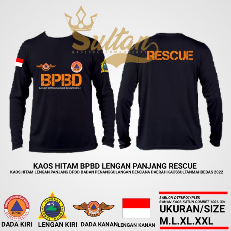Jual KAOS BPBD //BAJU BPBD RESCUE//KAOS BPBD TRC | Shopee Indonesia
