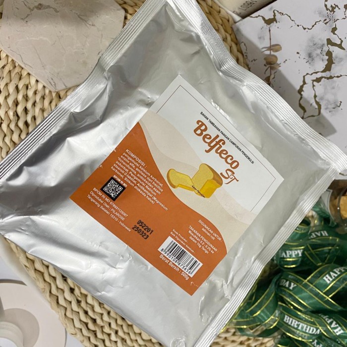 Jual BELFIECO ST PENGEMULSI ROTI BREAD SOFTENER AND CONDITIONER 500 GR ...