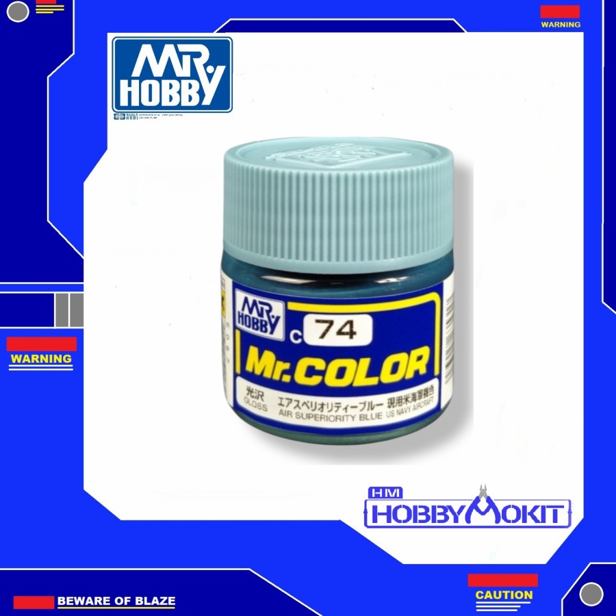 Jual C74 AIR SUPERIORITY BLUE - MR HOBBY GSI CREOS - MR COLOR | Shopee ...