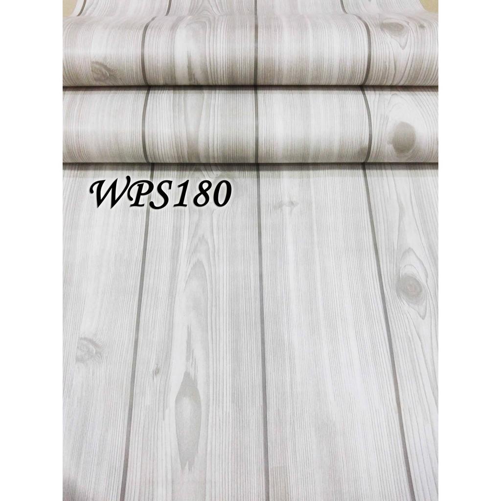 Jual WPS180 GREY WOOD LIST WALPAPER STIKER WALLPAPER STICKER 45CMX5M ...