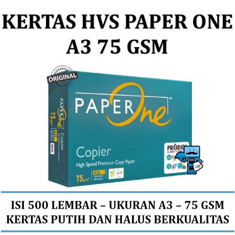 Jual Kertas A3 HVS Paper One 75 Gram HVS A3 Paper 500 Lembar | Shopee Indonesia