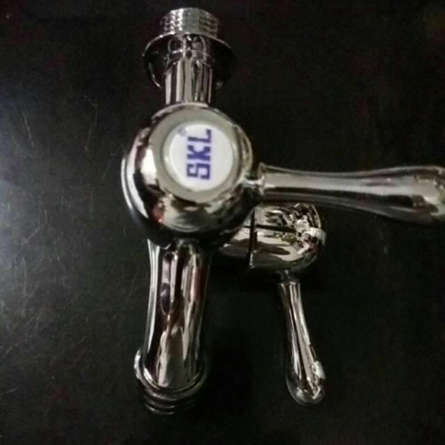 Jual KRAN SHOWER STAINLESS 2 FUNGSI SKL / KRAN CABANG DAN SHOWER ENGKOL ...