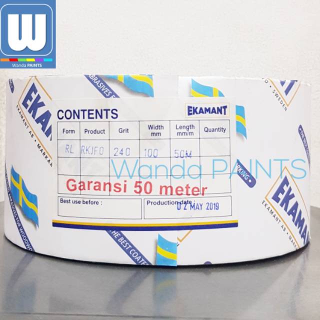 Jual Amplas Rol EKAMANT NO 60 - 400 ( 25 meter) | Shopee Indonesia
