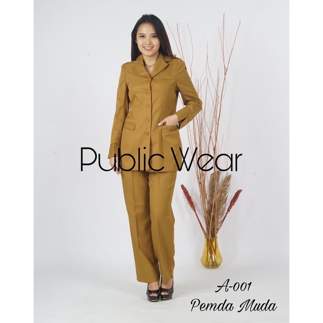 Jual SERAGAM PEMDA PREMIUM BELLINI, JAS KANTOR WANITA, BLAZER PNS GURU ...