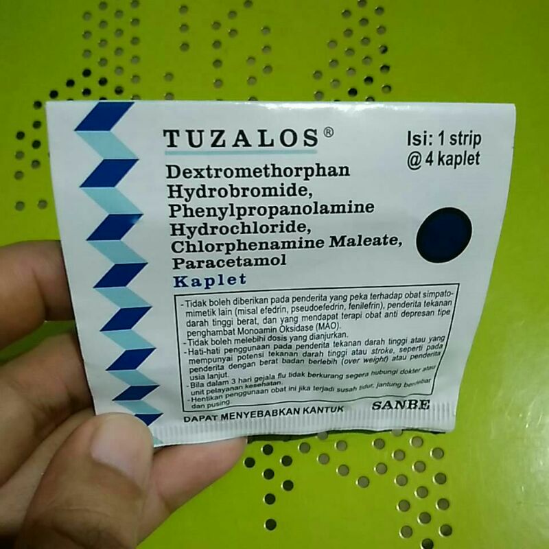 Jual TUZALOS® Kaplet (Obat Flu,Pilek,Bersin,Batuk,Demam,Sakit Kepala ...