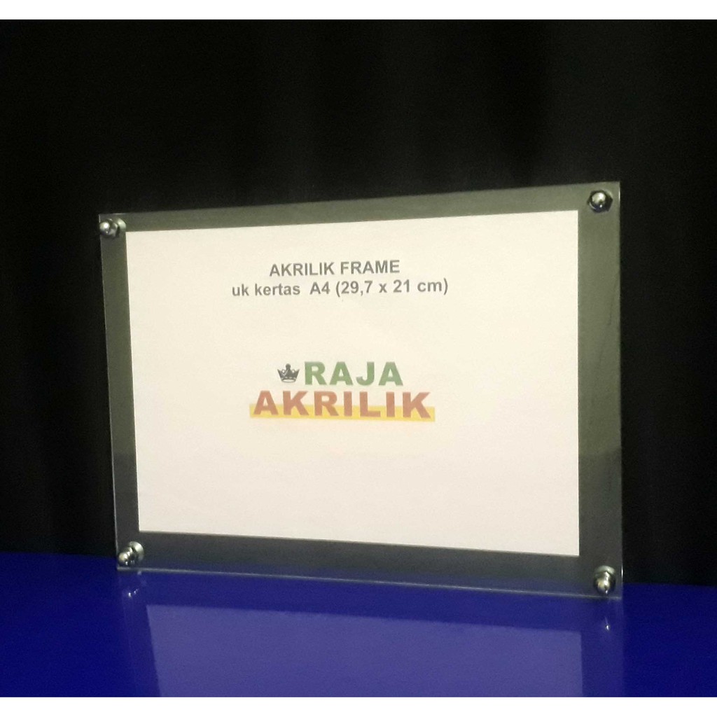 Jual Acrylic Frame A4 (Landscape) | Shopee Indonesia
