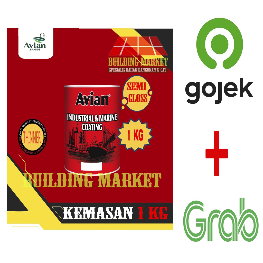 Jual CAT KAPAL MARINE COATING CAT JALAN ROADLINE AVIAN INDUSTRIAL ...