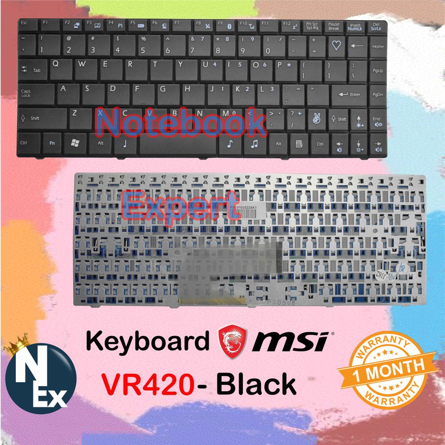Jual Keyboard MSI VR420 - Black | Shopee Indonesia