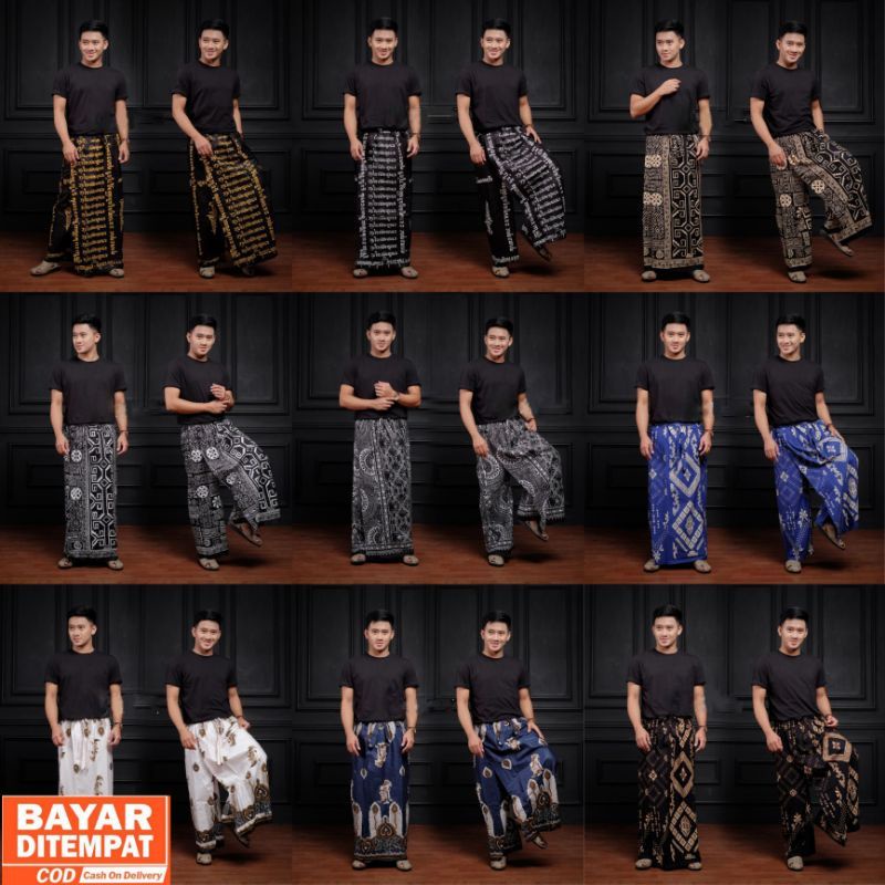 Jual celana sarung batik wayang solo dewasa - sarcel | Shopee Indonesia
