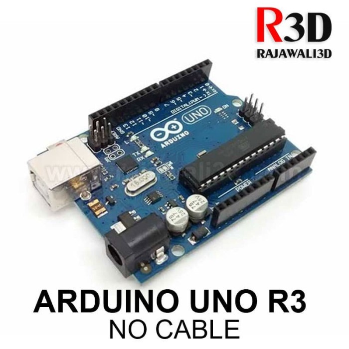 Jual Arduino Uno R3 DIP 16u2 Grade Clone with Logo Tanpa Kabel | Shopee Indonesia