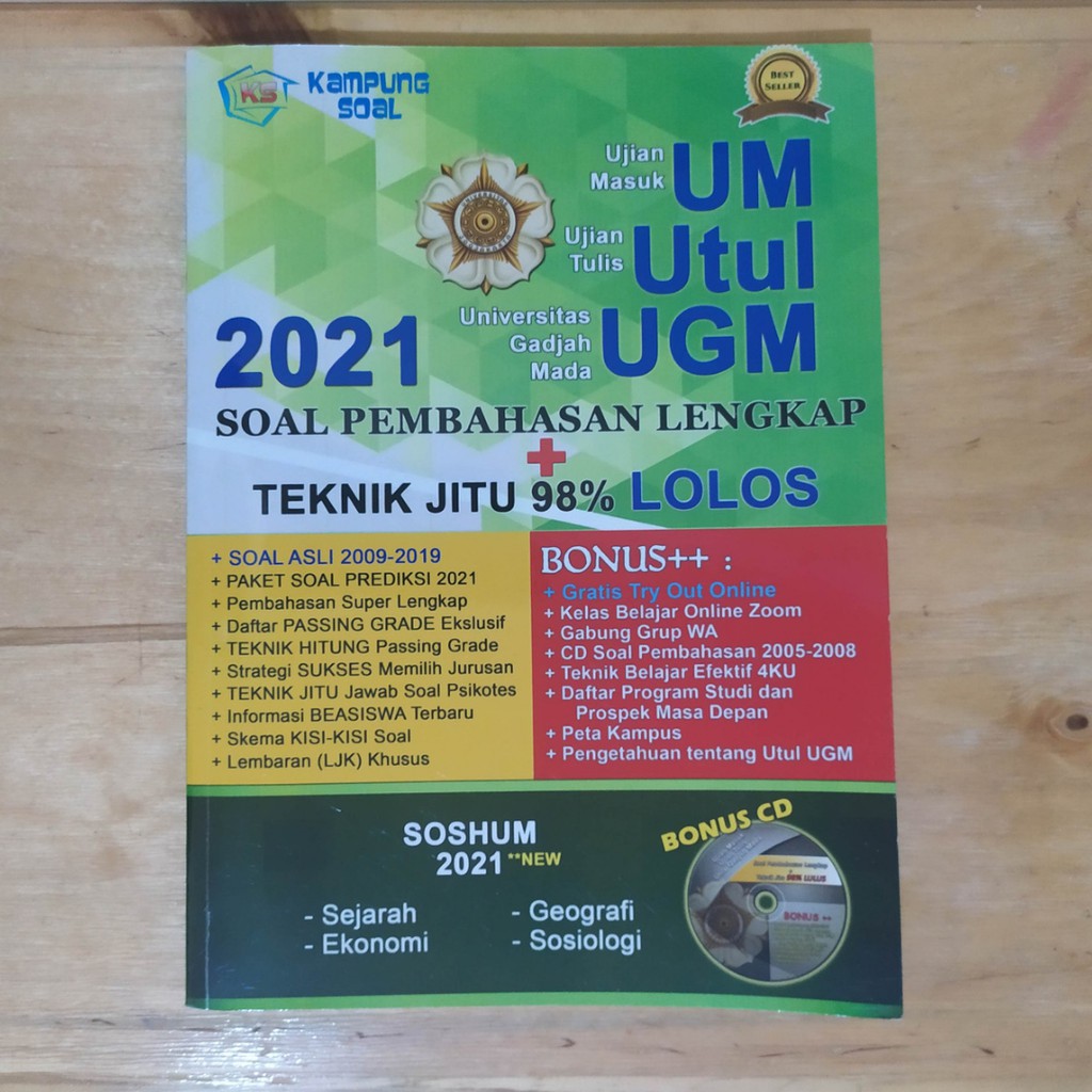 Jual UTUL UGM SOSHUM 2021 by Kampung Soal | Shopee Indonesia