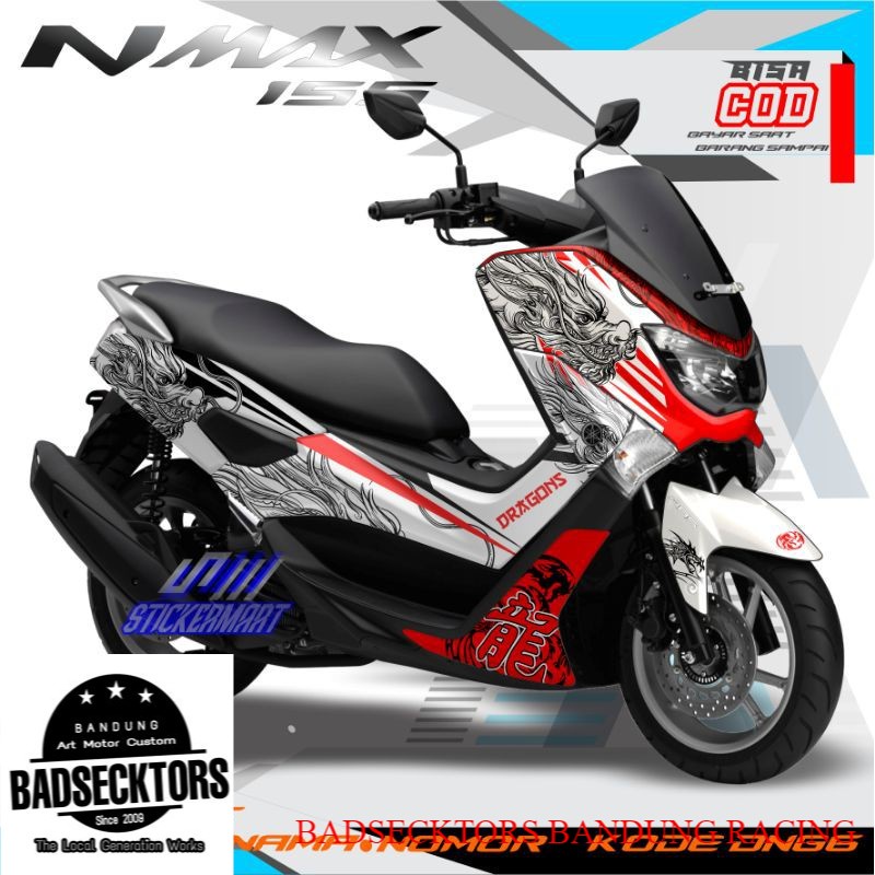 Jual Decal Nmax Motif Dragons naga motor Full Body keren | Shopee Indonesia