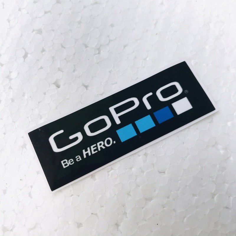 Jual stiker gopro GOPRO sticker vinly anti air Mengkilat waterproof ...