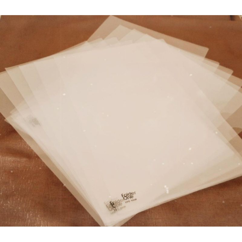 Jual COD Map Plastik Transparan - Map L Bening - Clear Sleeve F4 ...