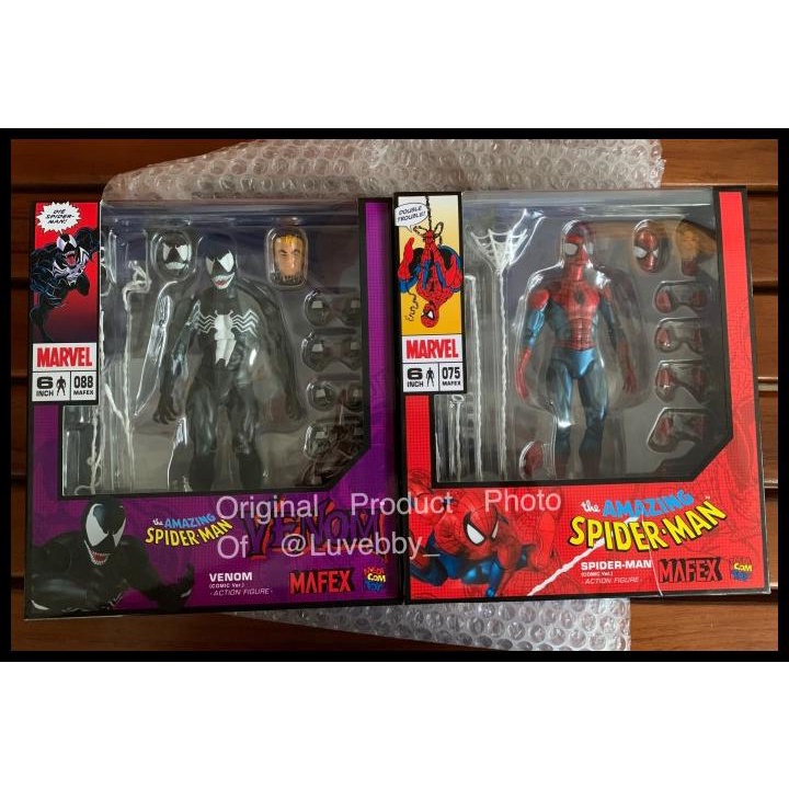 Jual Medicom Mafex No. 075 Spiderman Comic Version Reissue Mafex Spider ...