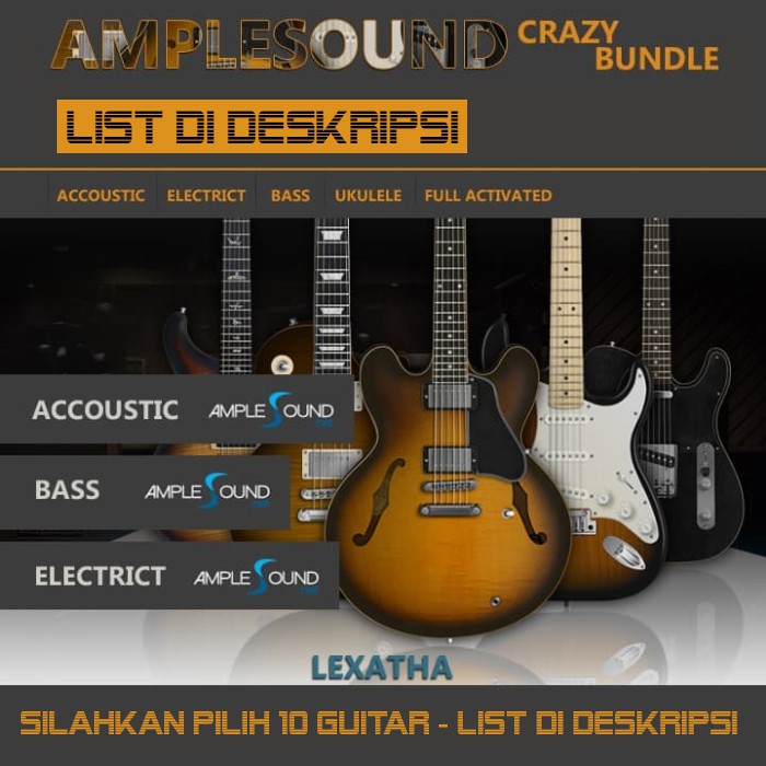 Jual Ample Sound Guitar Bundle - All Bass And Guitar List Di Deskripsi ...