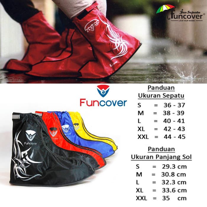 Jual JAS Jas Hujan Sepatu Tribal Funcover Murah Gojek COC KATOO ...
