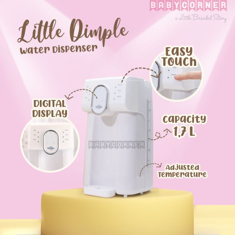Jual Little Dimple Thermo Guard Baby Dispenser Termos Bayi Anak sufor ...