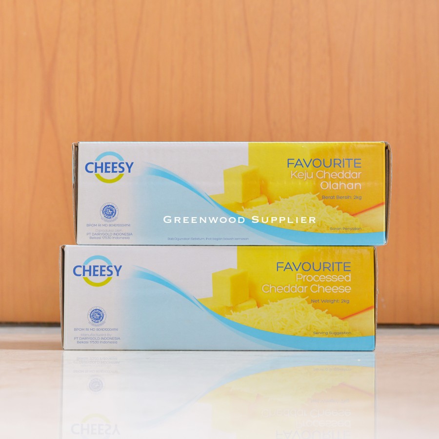 Jual Cheesy Favourite Cheddar Cheese - 2KG | Shopee Indonesia