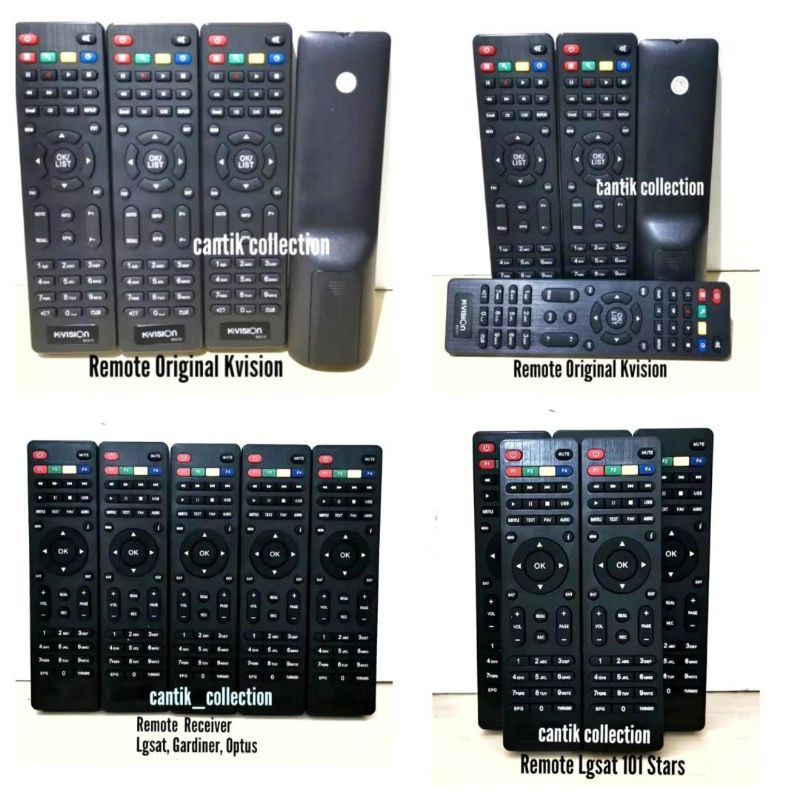 Jual Remote Kvision Original - Remote GOLL Lgsat Gardiner Optus ...