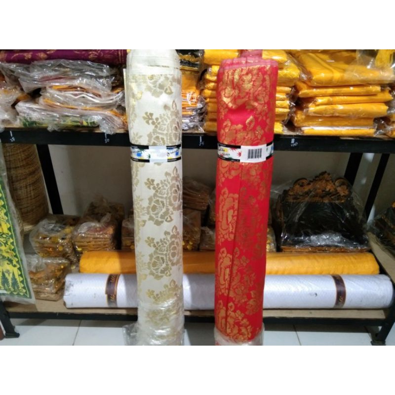 Jual Kain singapore motif mawar | Shopee Indonesia