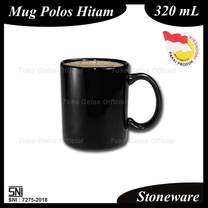 Jual Gelas Mug Hitam - Gelas Mug Keramik - Mug SNI - Mug Souvenir - Mug ...