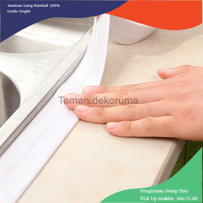 Jual TD-DA1 Mildew Sealing Strip Sticker PVC Dapur Kamar Mandi 3.2m x 3 ...