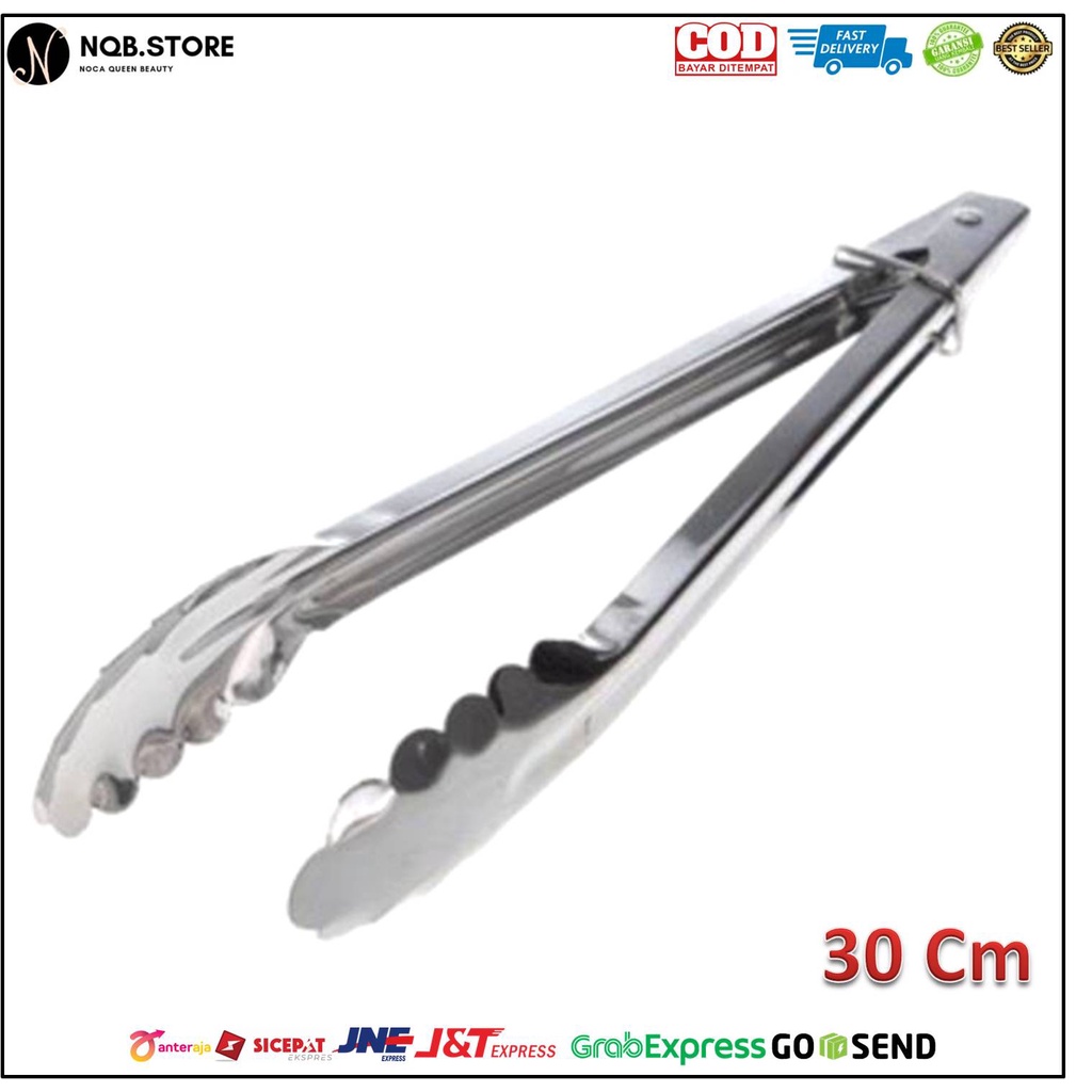 Jual NQB - Capitan Stainless Jepitan Gorengan Penjepit Makanan Pencapit ...