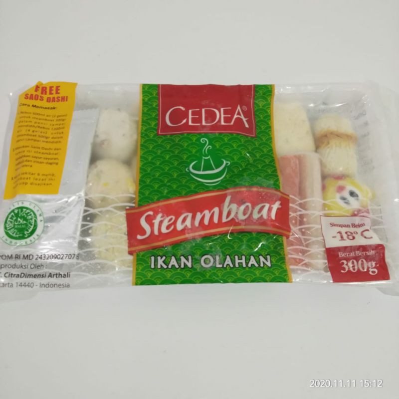 Jual CEDEA STEAMBOAT 300 GRAM | Shopee Indonesia