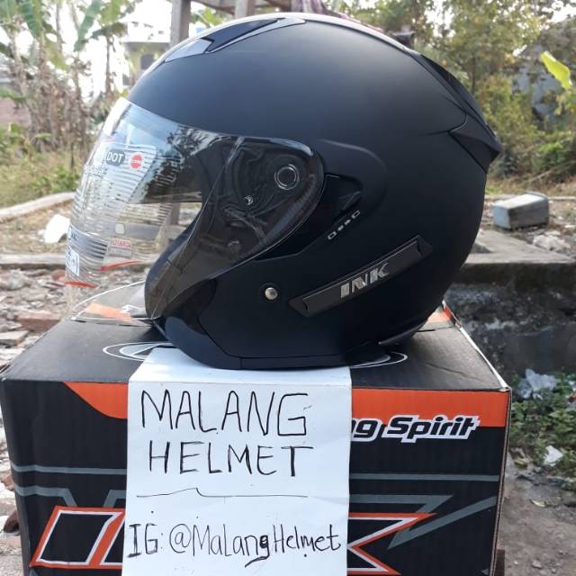 Jual Helm ink metro polos solid hitam dop (ongkir termurah 2 kg ...